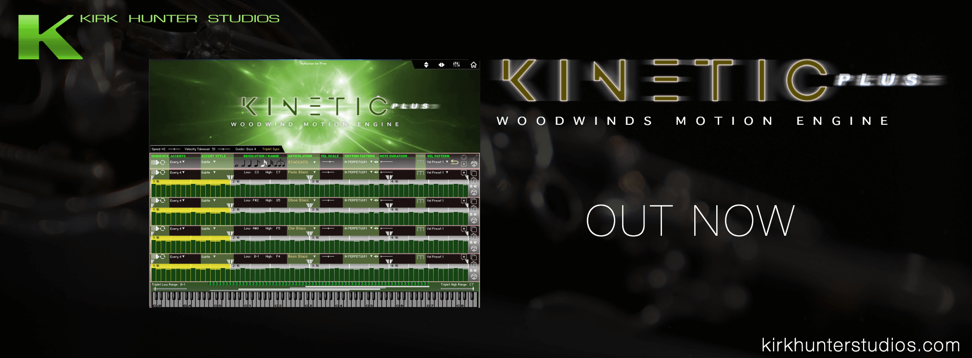 Kinetic Woodwinds Plus